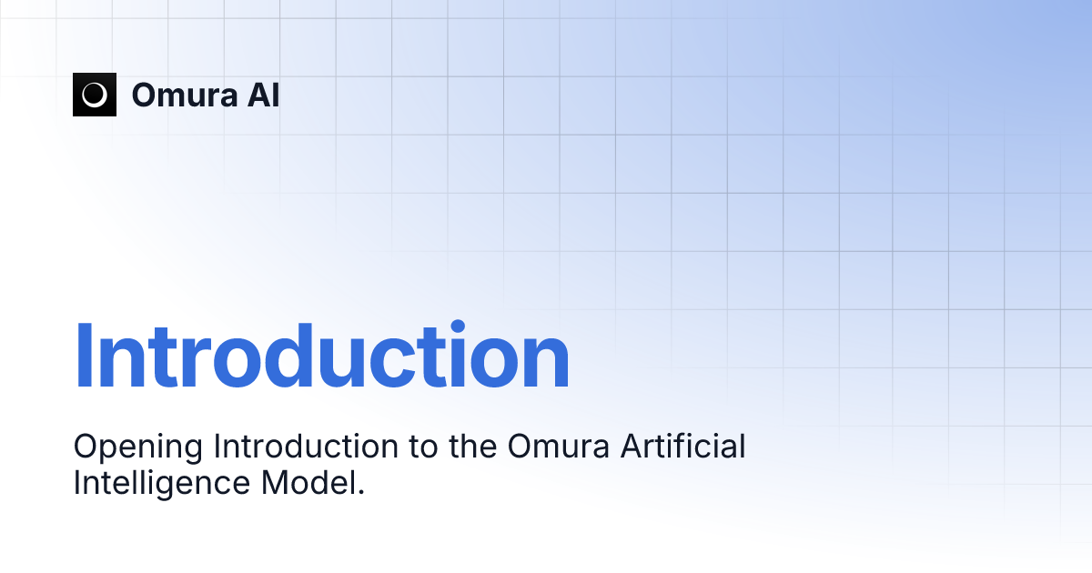 Introduction | Omura AI
